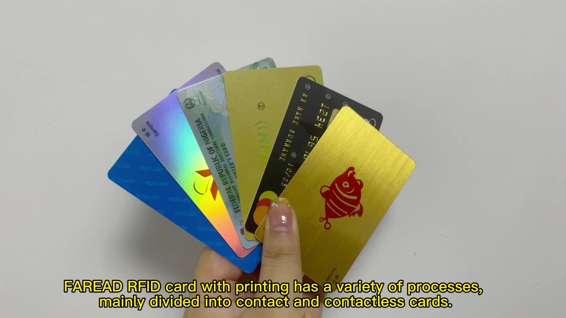 Custom Invisible Uv Rainbow Plastic Rfid Access Control Card Business ...