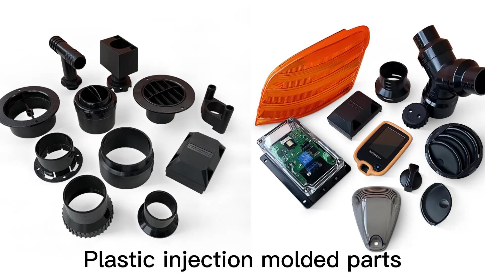 Custom Plastic Injection Molded Pieces Abs Pp Pc Injection Moulding ...