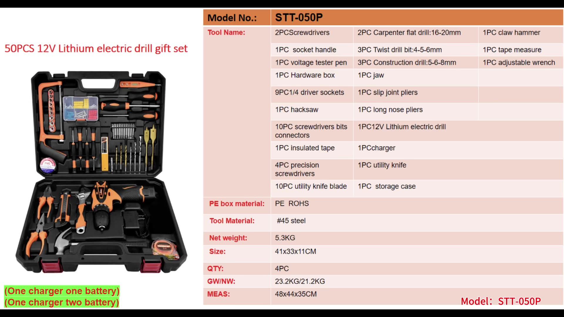 Solude 96pcs Cordless Tools Set Combo 12v Professional Box Rechargeable ...