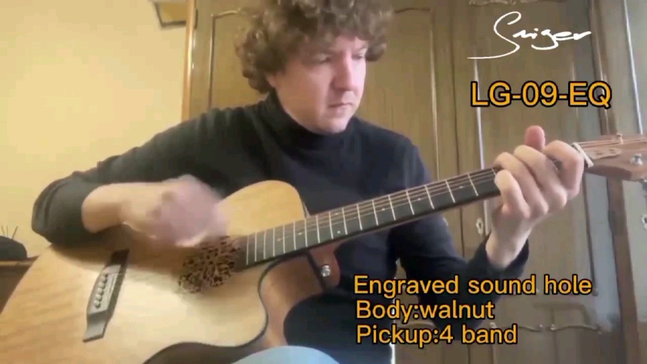 Smiger Lg-09 Made In China Electro Musical Instruments 40 Inch Cutaway ...