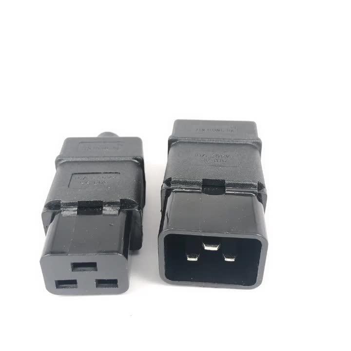Pdu/ups Socket Standard Iec320 C19 C20 16a 250v Ac Electrical Power ...