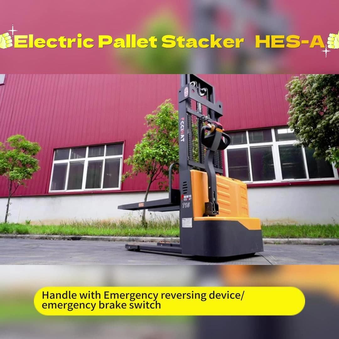 Electric Transpallet Pallet Stacker System Maintenance Friendly ...