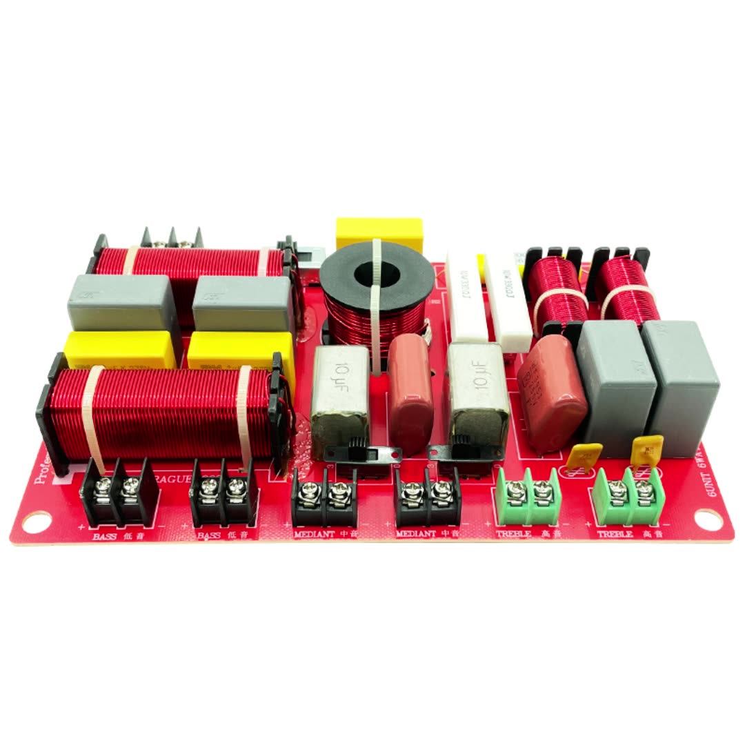 500w Speaker Passive Crossover 6 Way High Low Audio Network Double ...