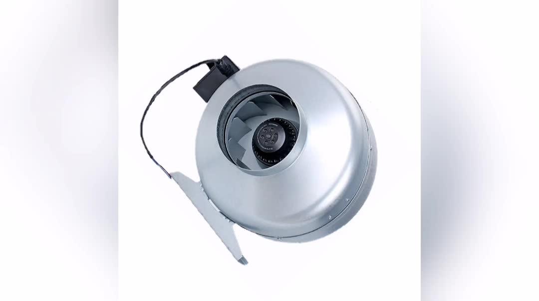 High Temperature Inline Duct Fan Hvac 5" Pipeline Fan For Building ...