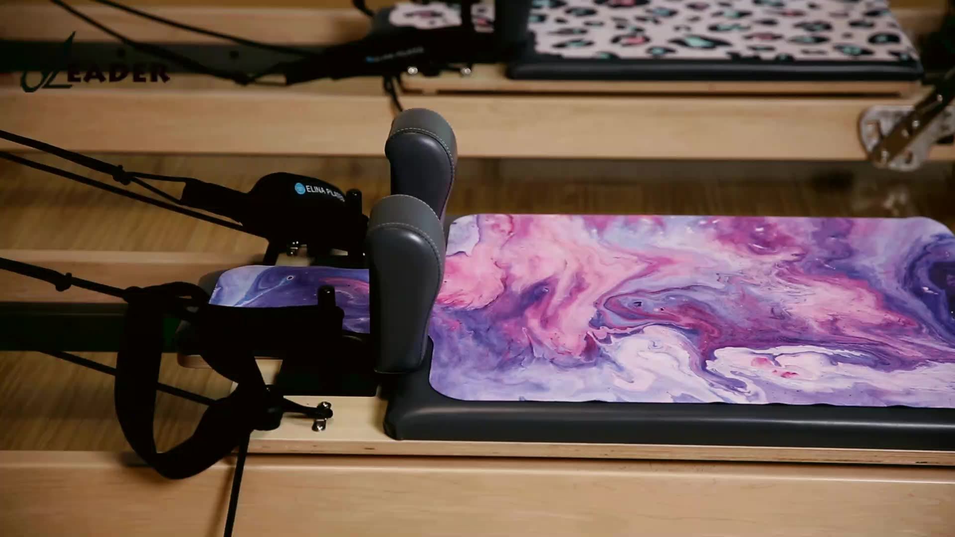 Professional Pilates Bed Folded Non Slip Branded Custom Thick Cushioned ...