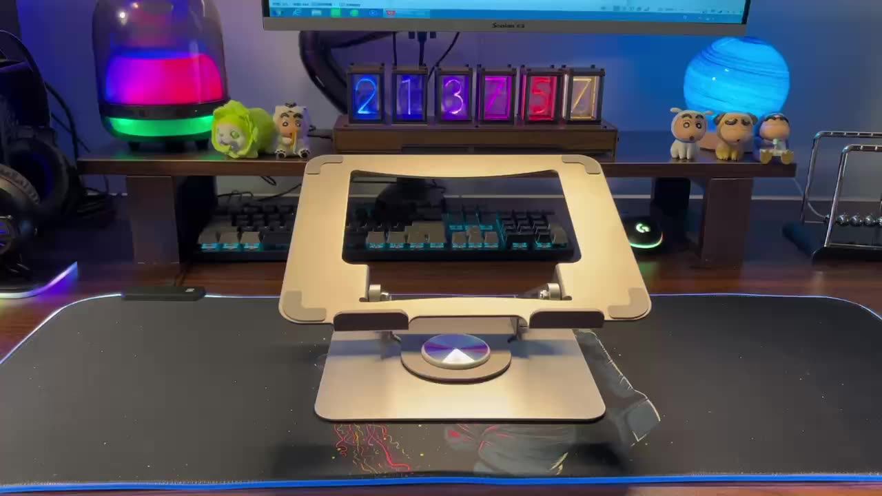 Ultimate Foldable Aluminum Tablet Pc Laptop Stand Adjustable Portable ...