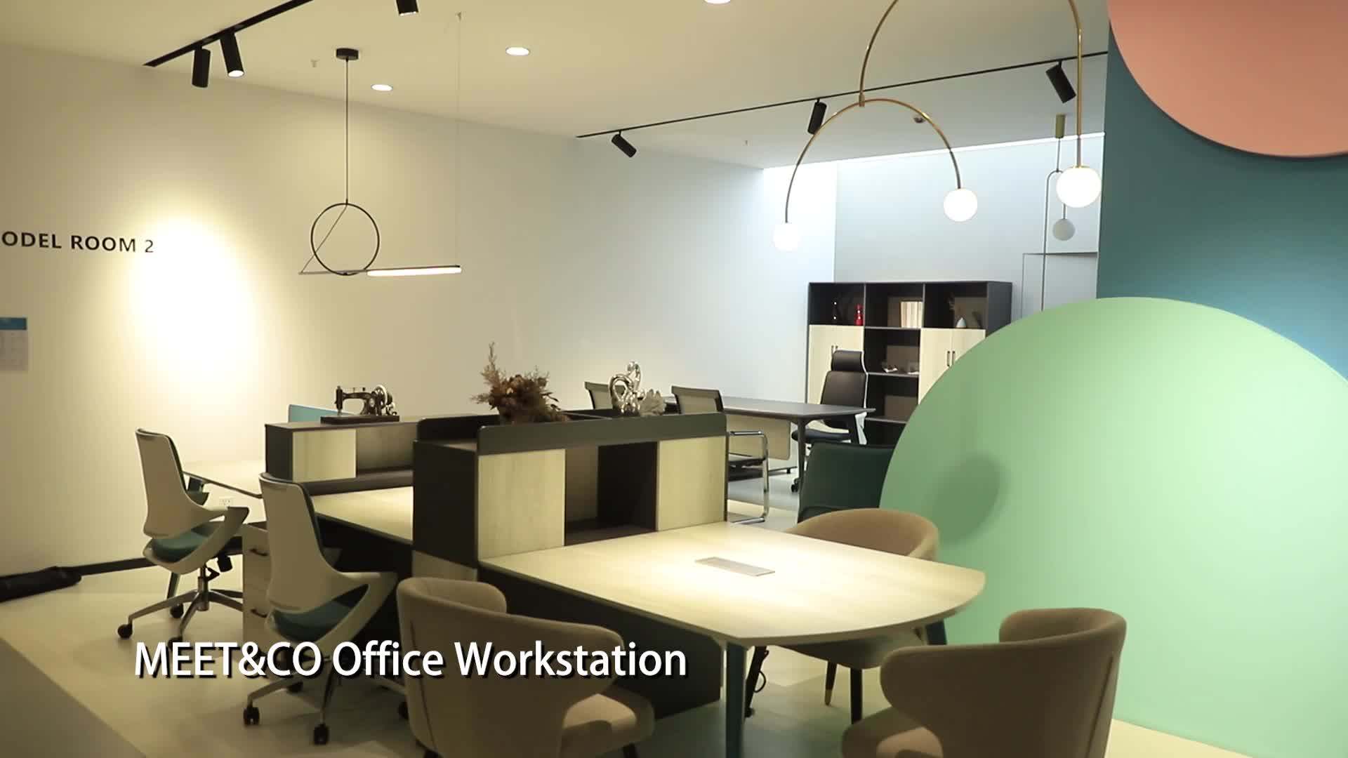 Modern Standard Office Cubicle Size 4 Person Office Partition ...