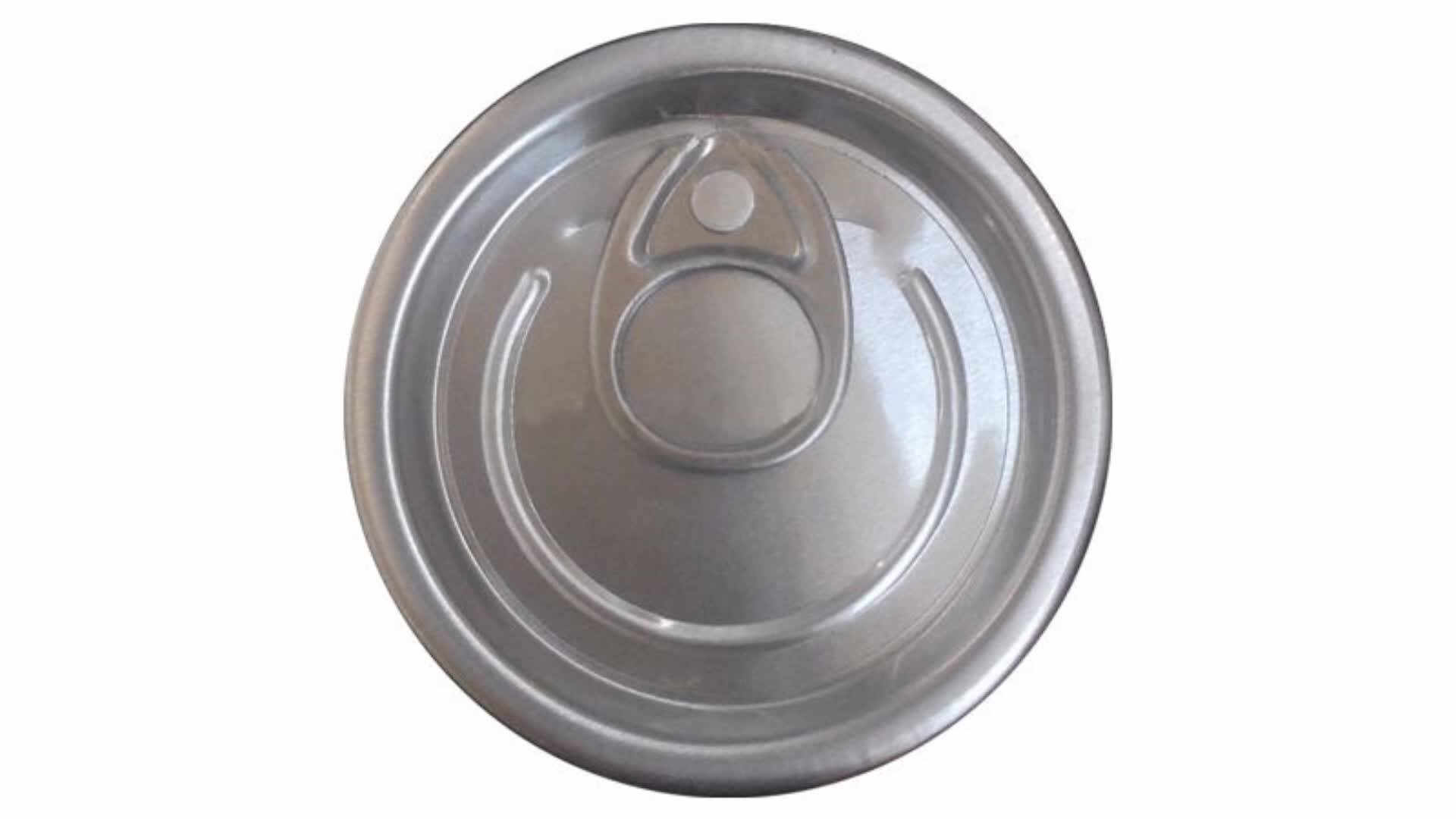 Superior Quality 52mm 202 Round Aluminum Full Easy Open Can Lid - Buy ...