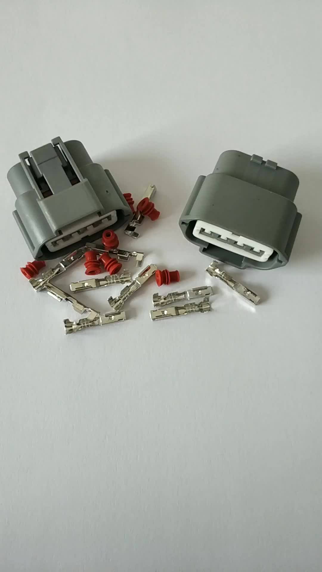 Molex Male Female Connector 6 Pin Way Black Housing Plug For Extension ...