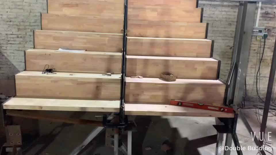 Sawtooth Stringer Staircase /modern Steel Stairs /wood Staircase - Buy ...