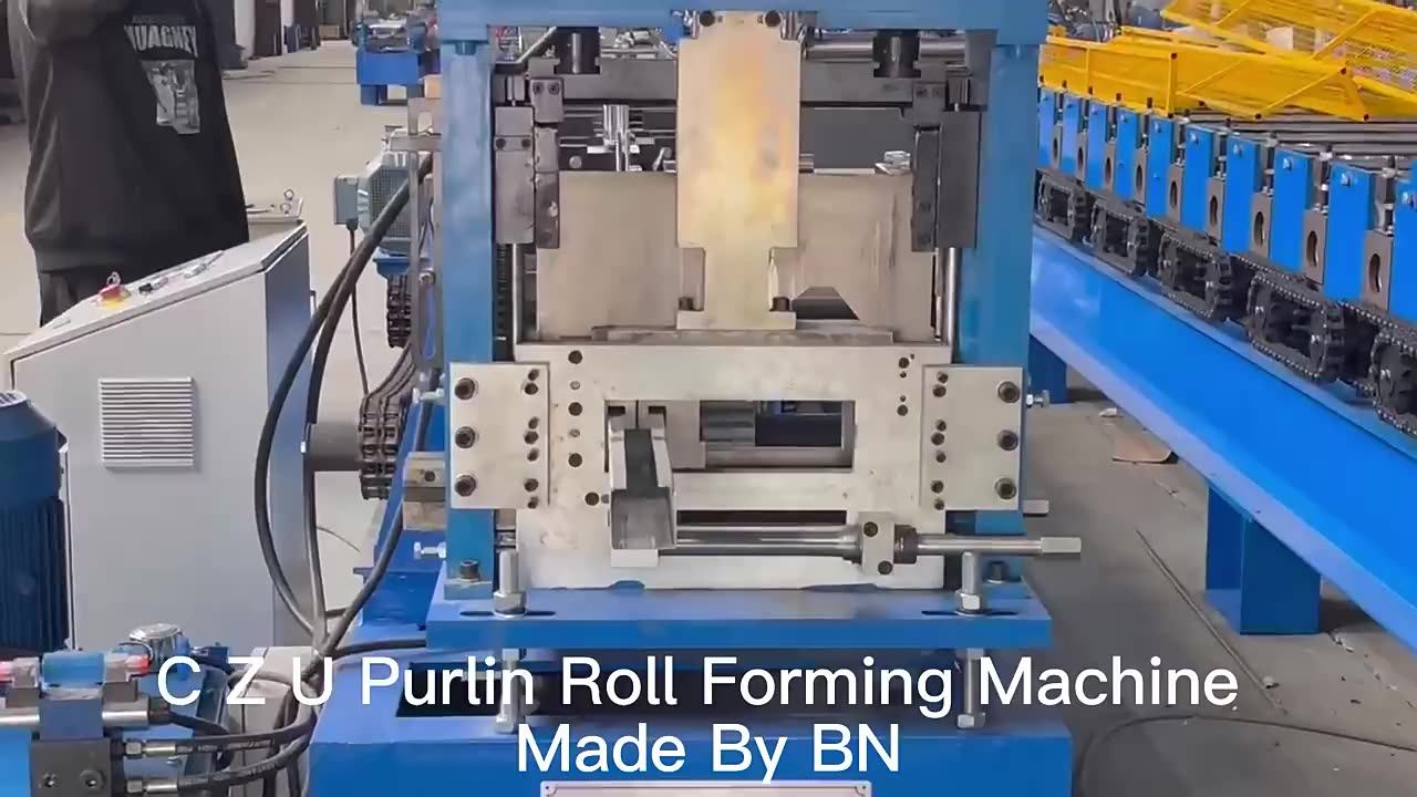 2024 Fast Change Type Cz Purlin Roll Forming Machine For Steel ...
