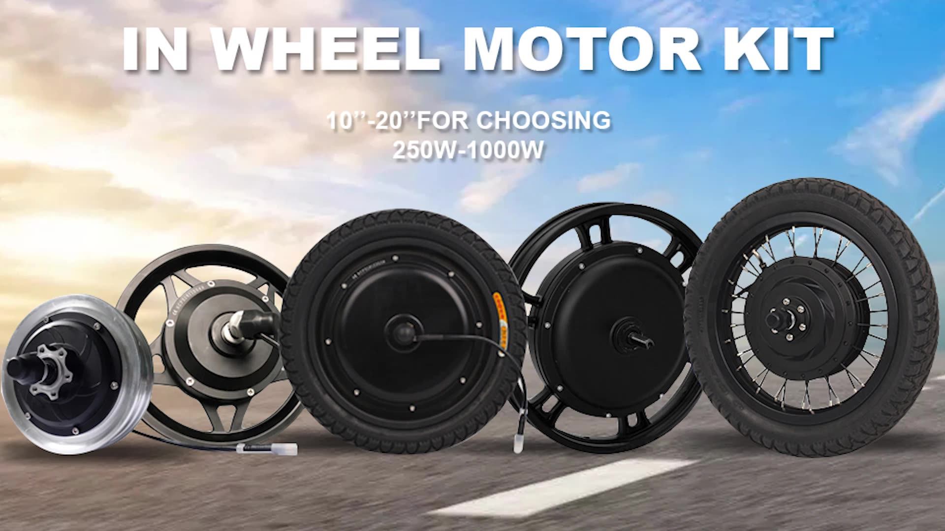 Sabvoton Controller Pemrograman 5kw Wheel Hub Motor 20 Inch Belakang ...