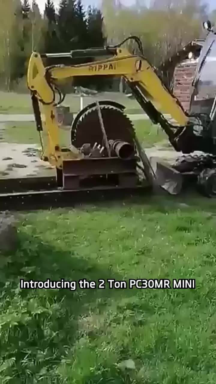 2 Ton Rippa R330 Mini Construction Equipment Crawler Excavator With ...