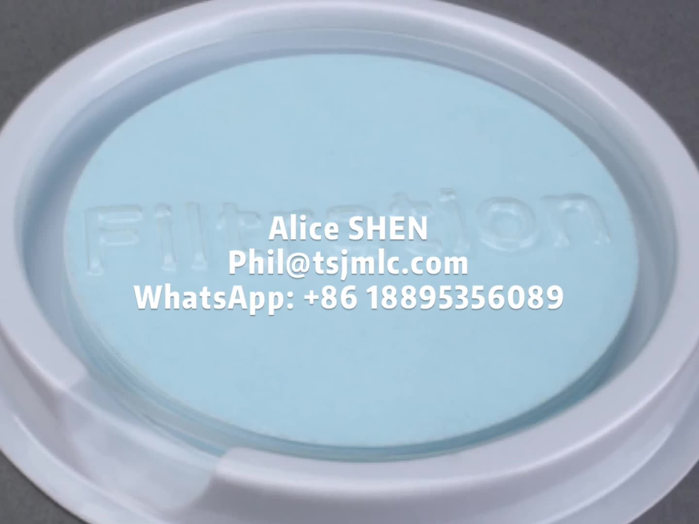 0.1 Micron 293 Mm Hydrophilic Pvdf Disc Filter For Vacuum Filter - Buy ...