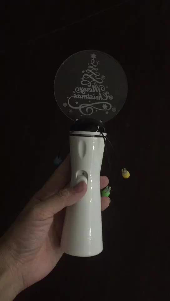 Led Light Up Plastic Spinning Wand Ball Stick For Xmas Kids Toys ...