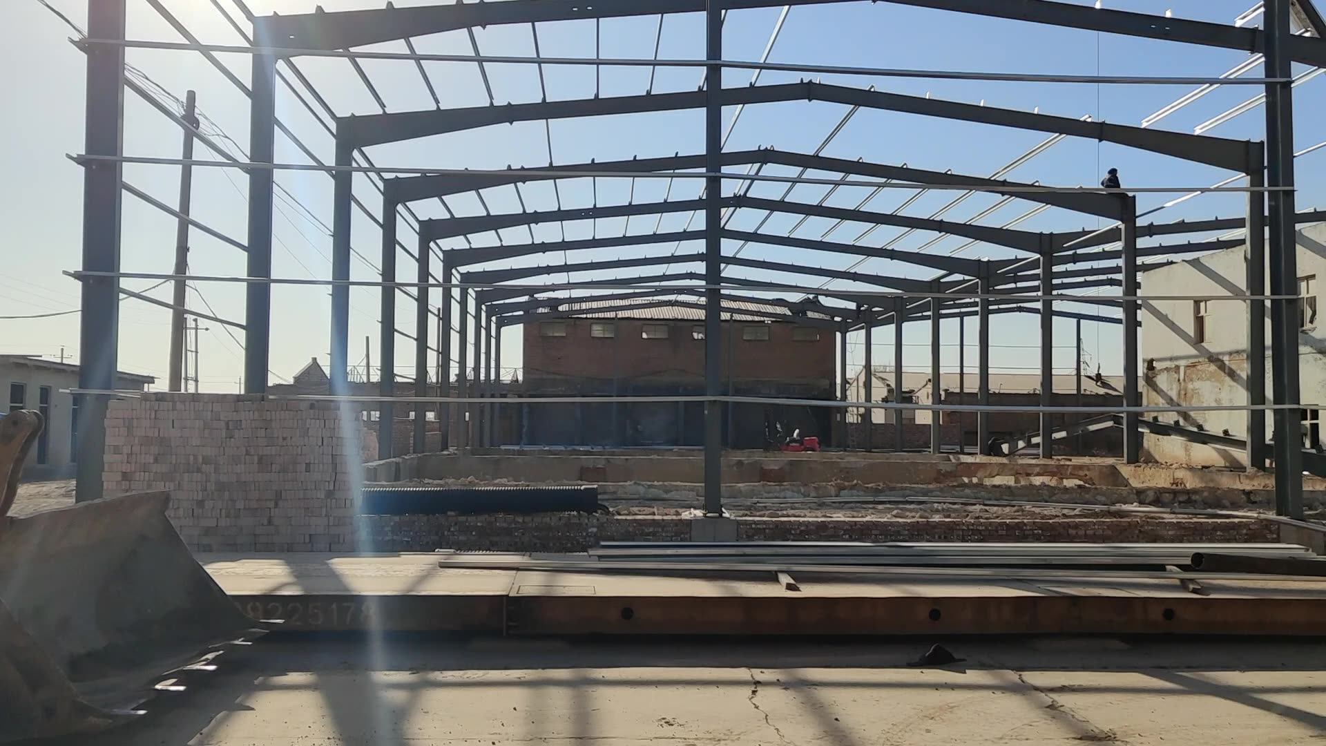 Buildings Villa Hangar Warehouse Metal Building Workshop Frame Sandwich ...