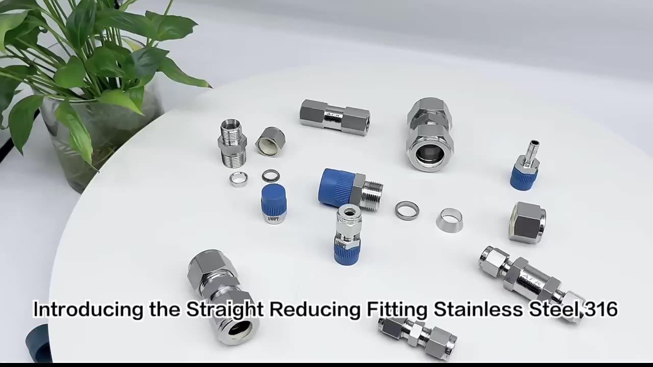 Stainless Steel Afklok Tube Fitting Female Tube Adapter 1/4 In.tube Od ...