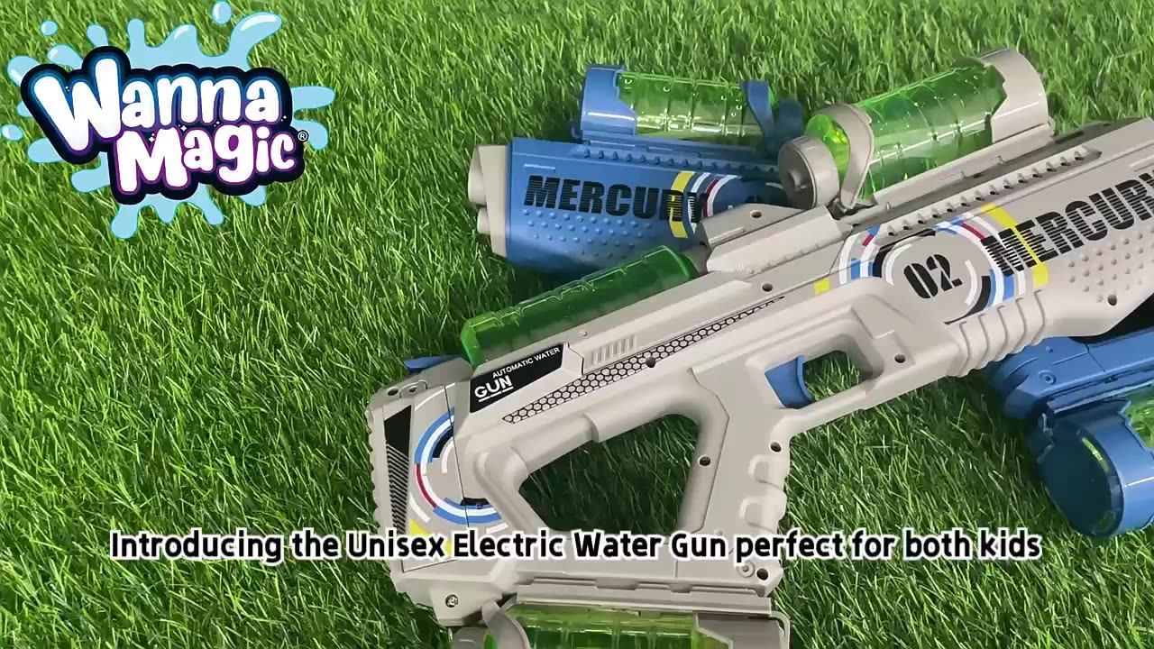 Unisex Durable Electric Water Gun Pc Abs Plastic Battery Powered Bullet ...