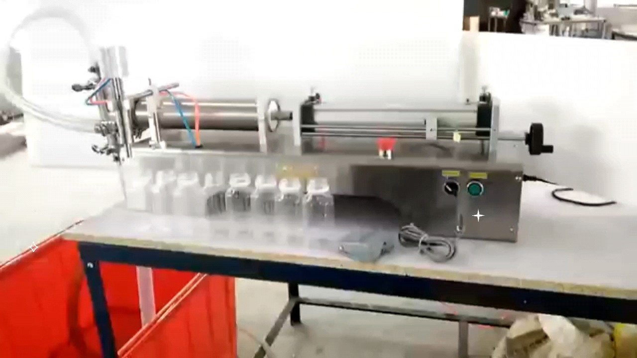 2 Head Piston Filler Liquid Filling Machine Semi Automatic/table Top ...