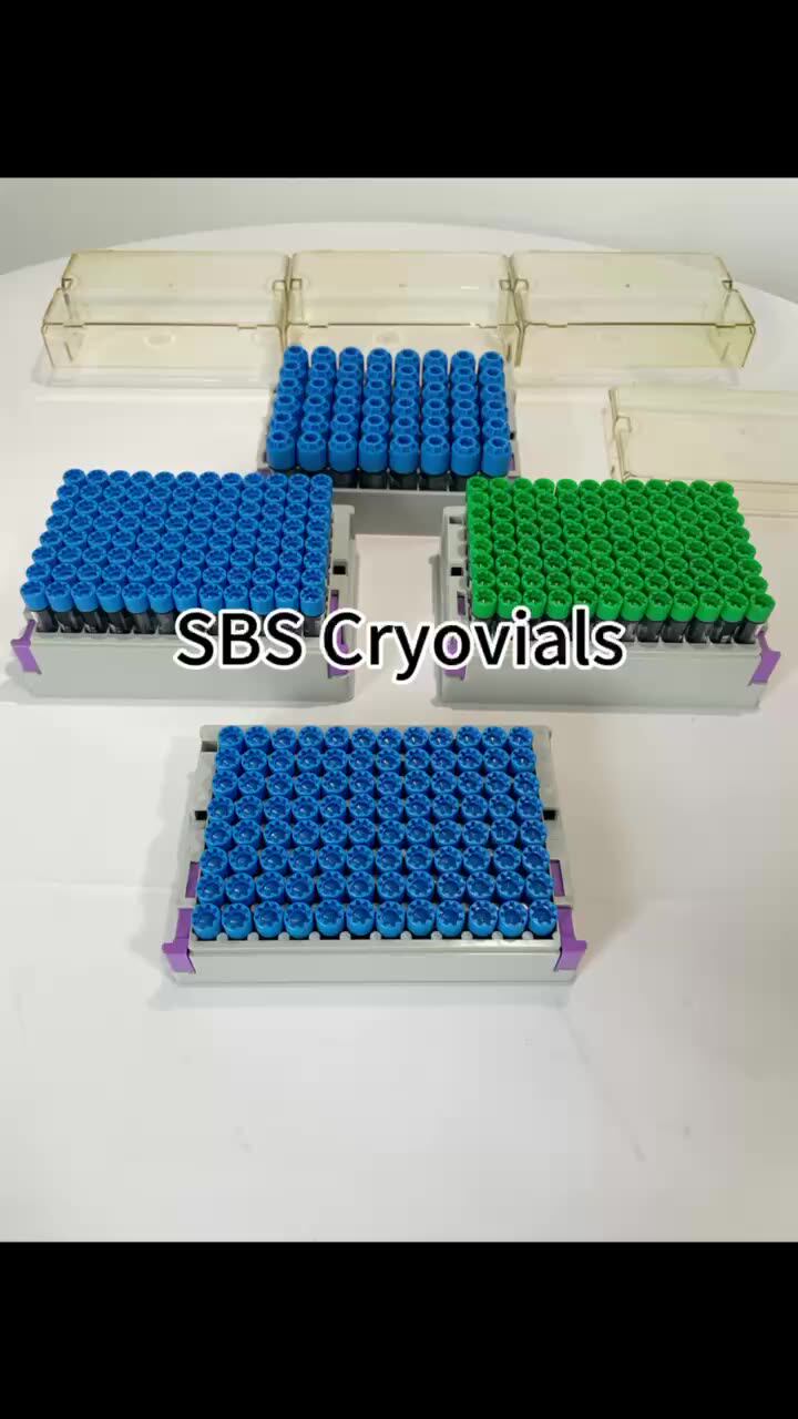 Amngent Laboratory Plastic Sterile Freezing Cryovials Cryo Boxes 2d ...