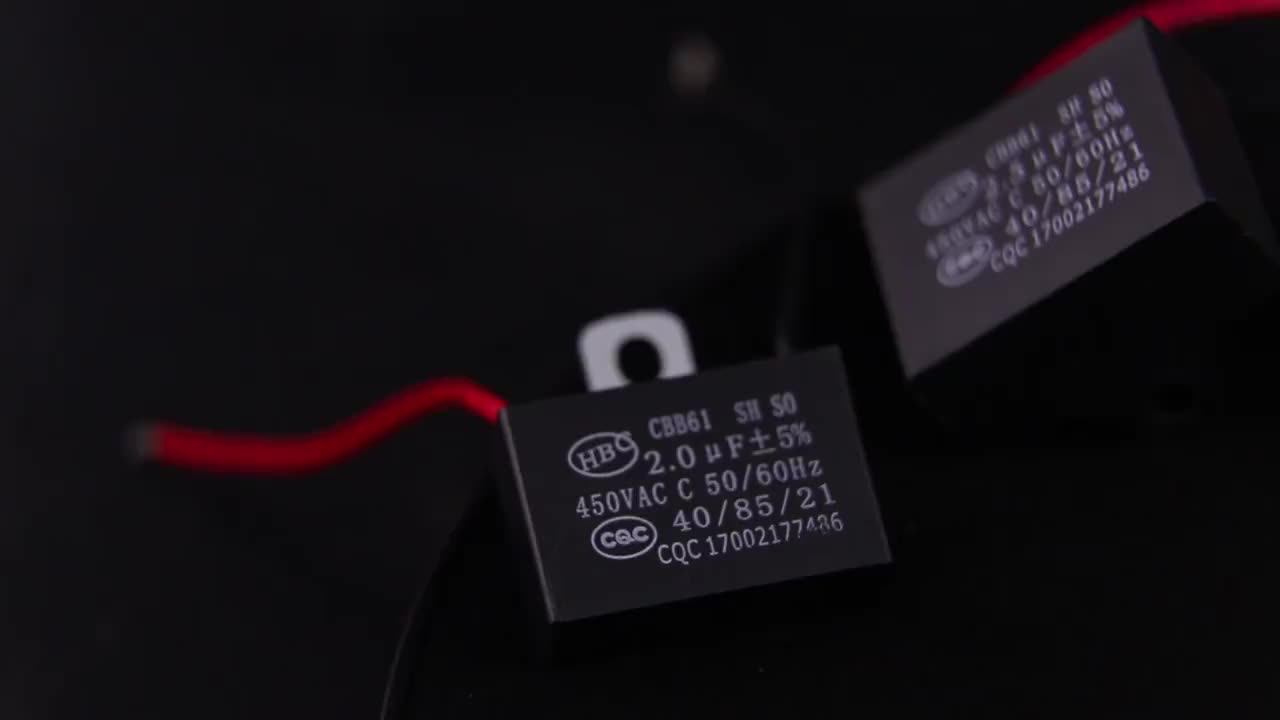 Cbb61 P2 Sh 450v 2uf Mfd Capacitor 25uf Fan Motor Polypropylene Film ...