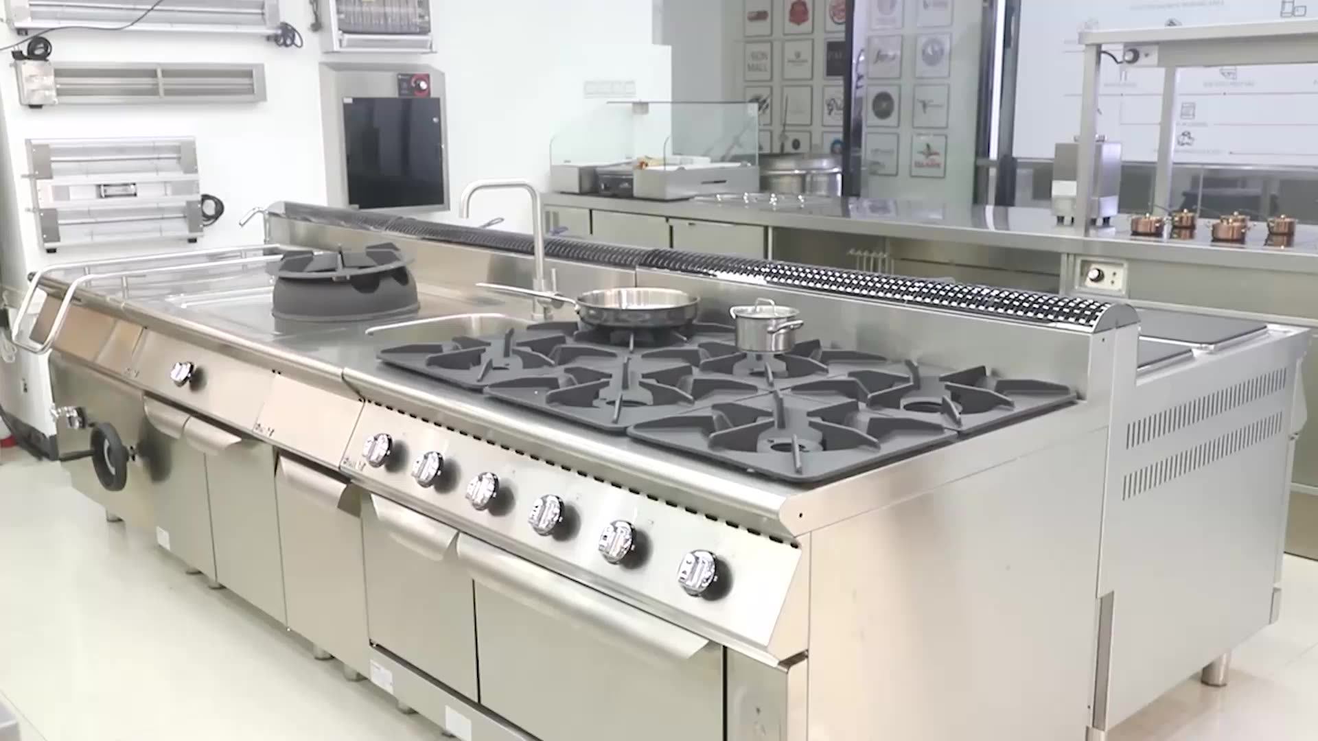 Hotel Restaurant Electric/gas Cooking Kitchen Equipment Range Supplies ...