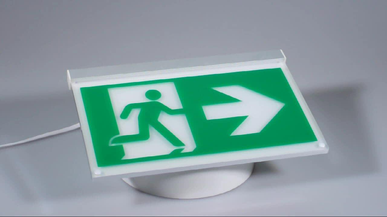 Ce Listed Led Building Exit Signs With Battery Backup - Buy Building ...