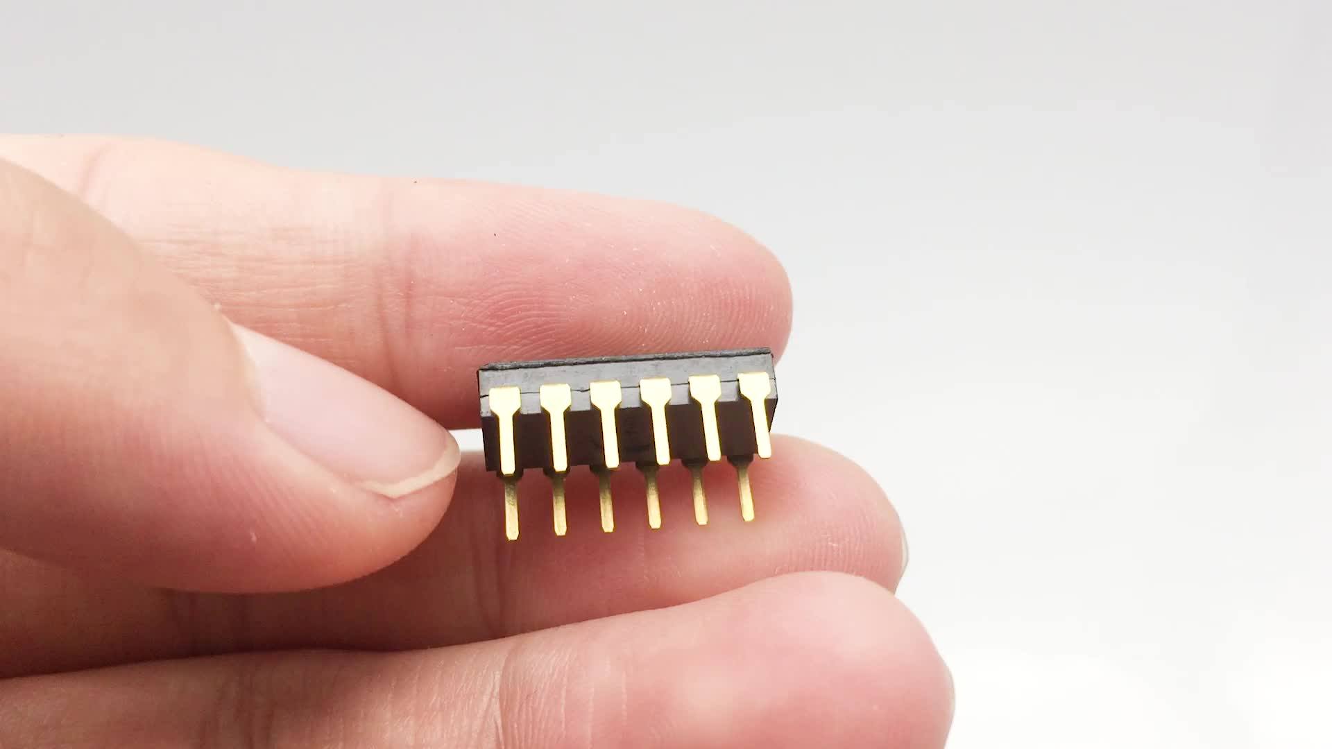 Ul94v-o Termoplástico Pbt,6 Posiciones,12 Pines,2,54mm,Decodificador ...