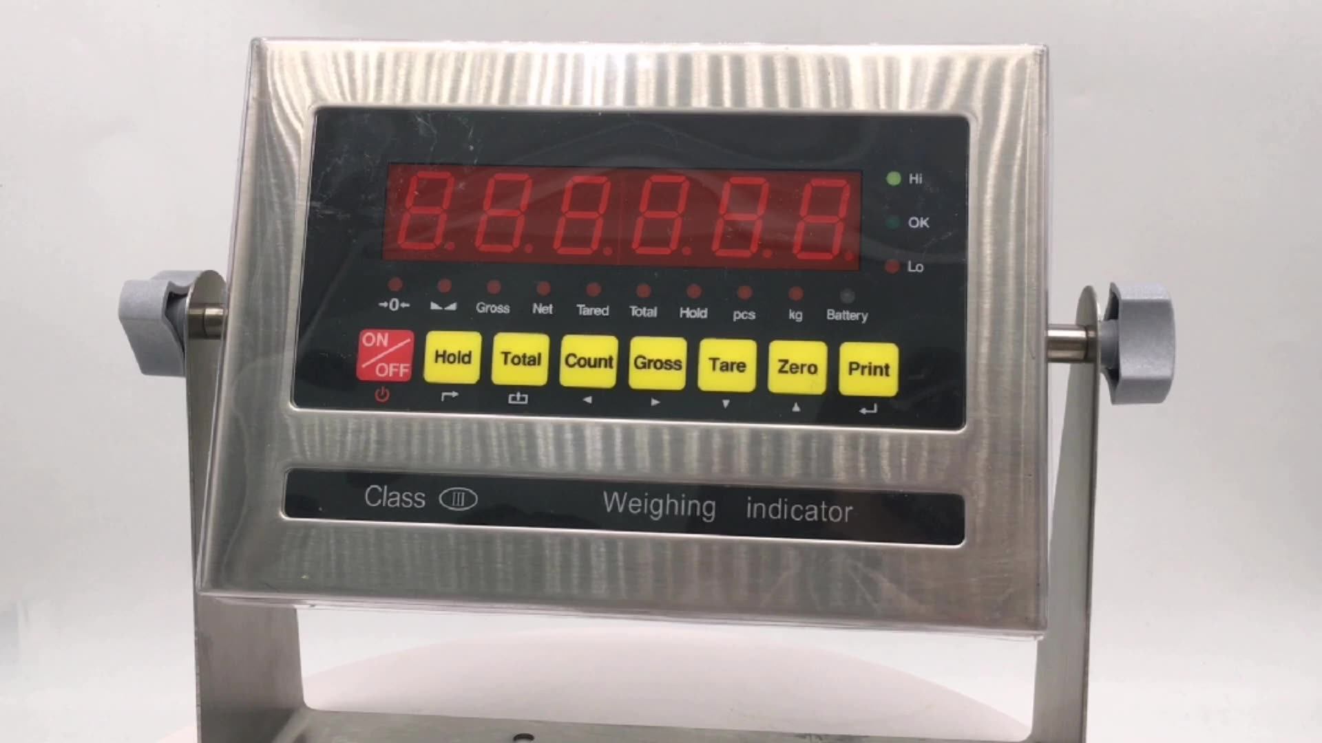 Lp7510 Weighing Indicator With Built-in Printer Led Lcd Stainless Steel ...