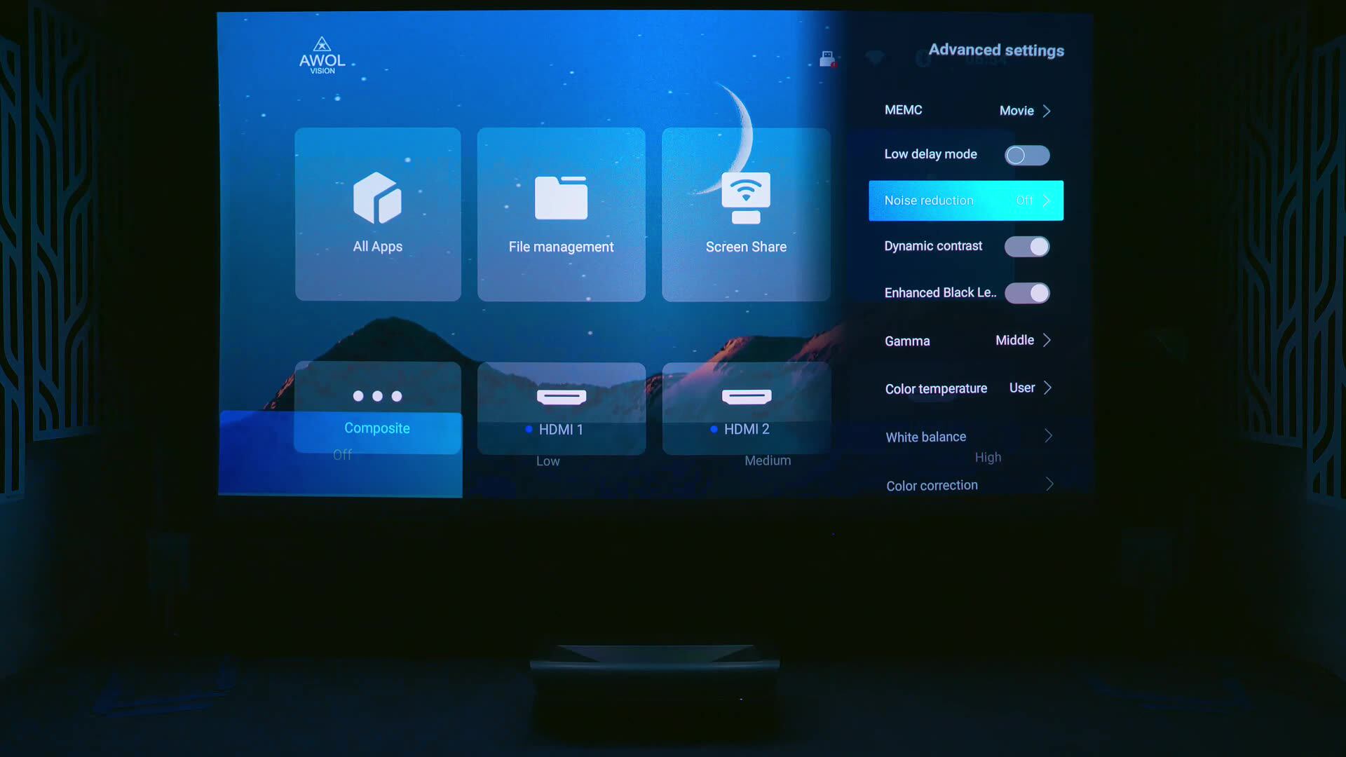 Triple Laser Projector Theater Global 4k Laser Projector 3300ansi Memc ...