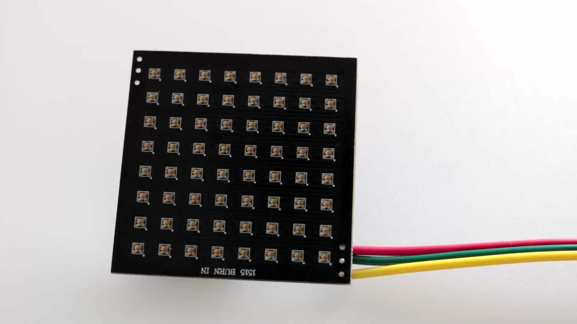 5vdc Led Strip Matrix 45*45mm 64leds Flexible Apa102c_2020 Led Matrix ...