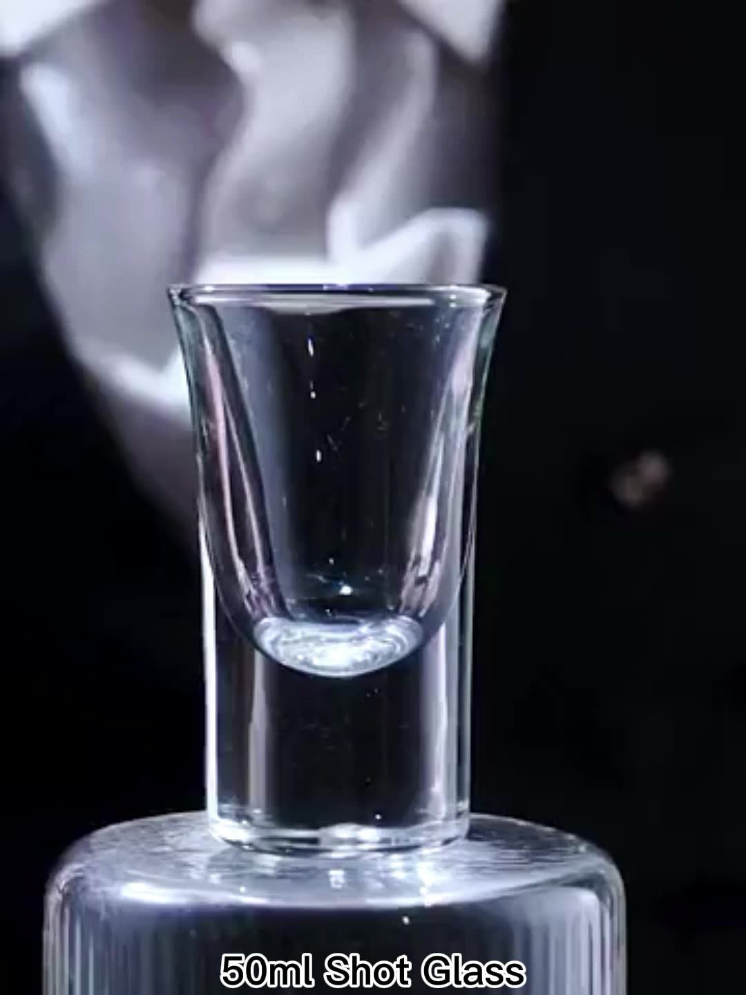 6 Alcohol Mini Shot Glasses Set Wholesale 1.5oz Custom Logo Thick Base ...