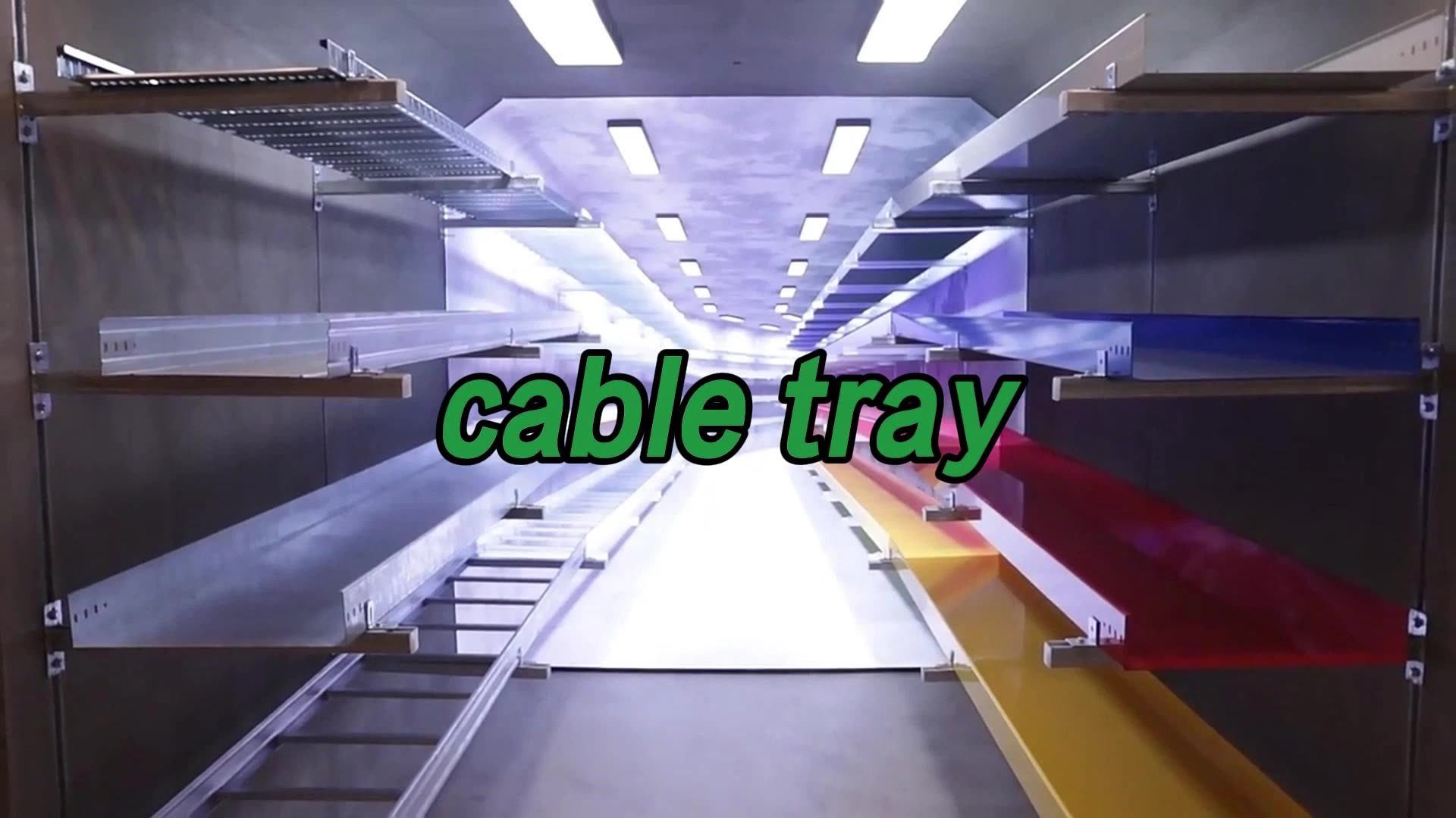 Perforated Bridge Cross Galvanized Trough Cable Tray For Building ...