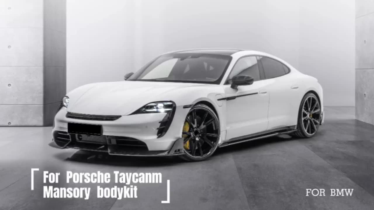 Forged Carbon Customized Car Front Lip Rear Diffuser Side Skirts ...