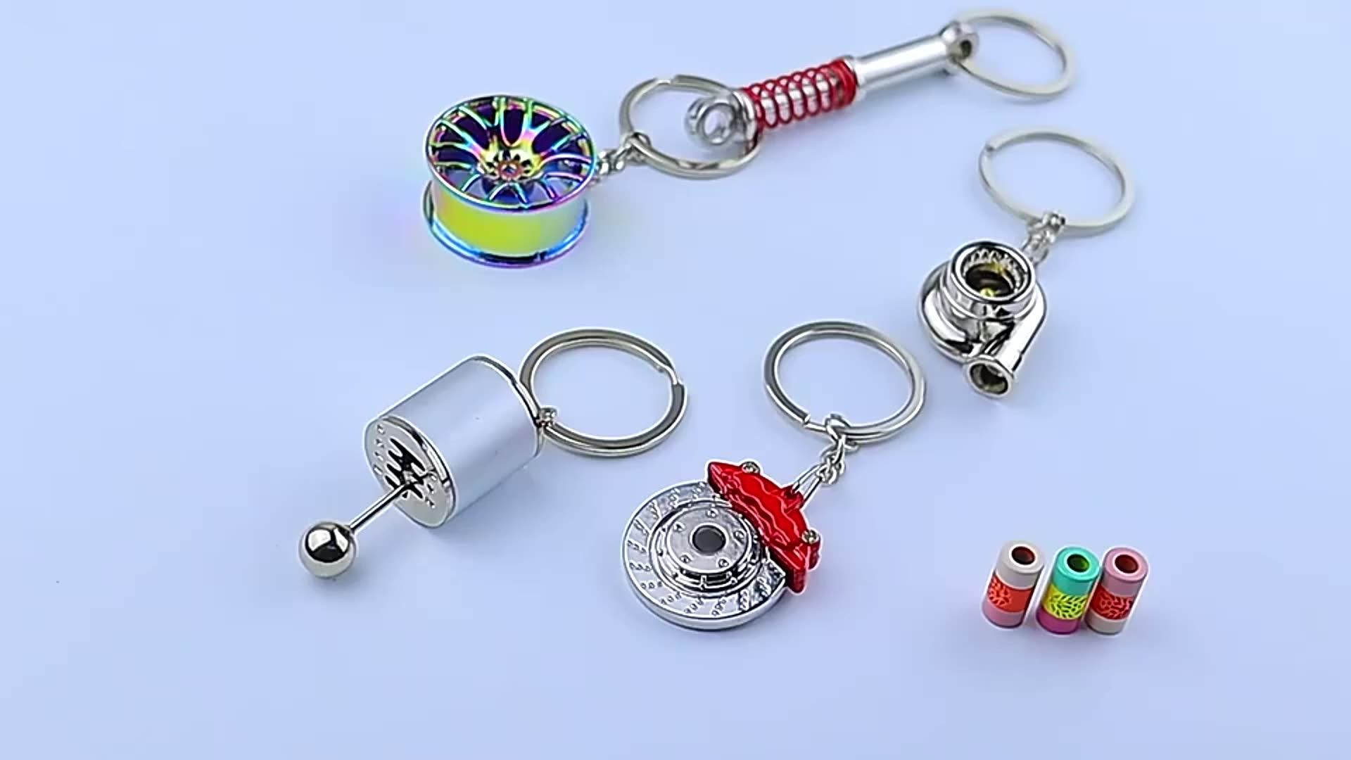 Custom Key Chain Metal Turbo Keychain Zinc Alloy Gearbox Keychain ...