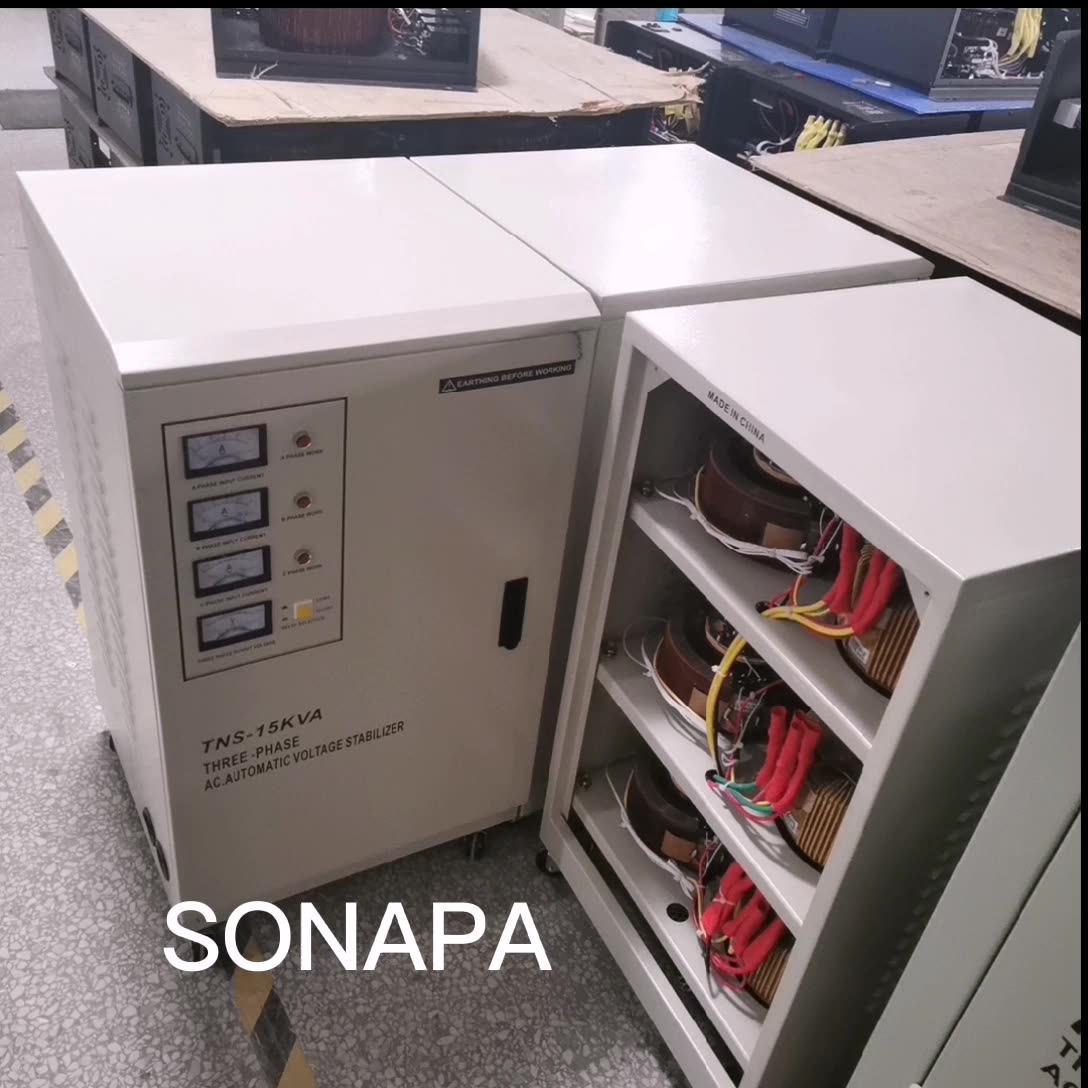 Svc Tns Three Phase 30kva Copper Coil 380v 30kva Ac Automatic Voltage ...