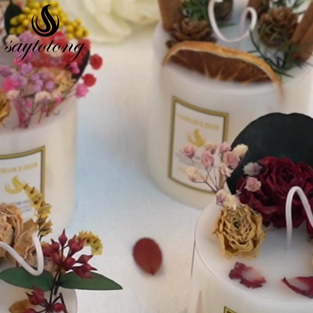Velas Aromaticas Flowers Aromatherapy Candles Soy Wax Personalized ...