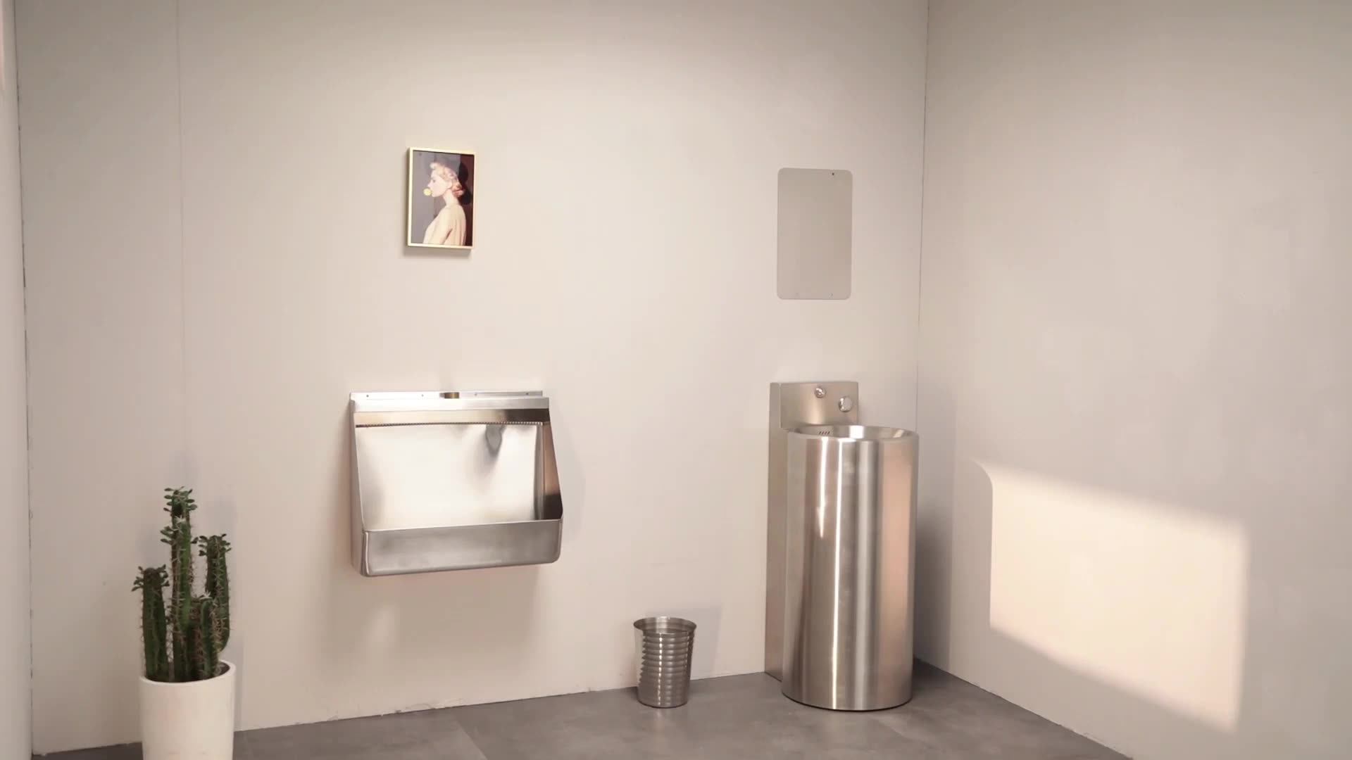 Customize Size Wall Hung Japanese Toilet Urinal Stainless Steel Men's ...