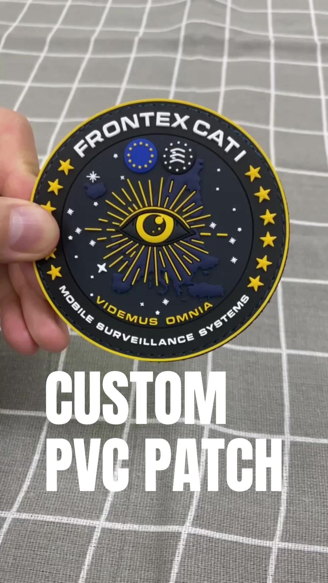 Hat Pvc Patches Custom Logo Heat Press Sew Iron On Embossed Rubber ...