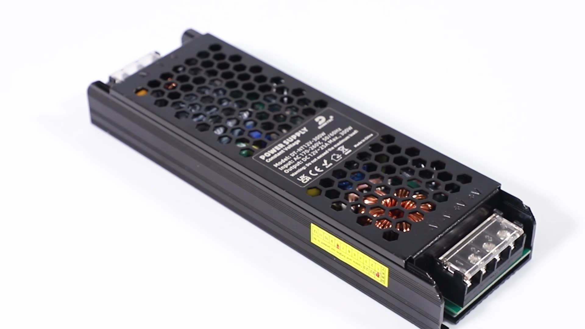 Dusktec Custom 60w To 400w Open Frame 12v 24v 3a 1a Switching Power ...