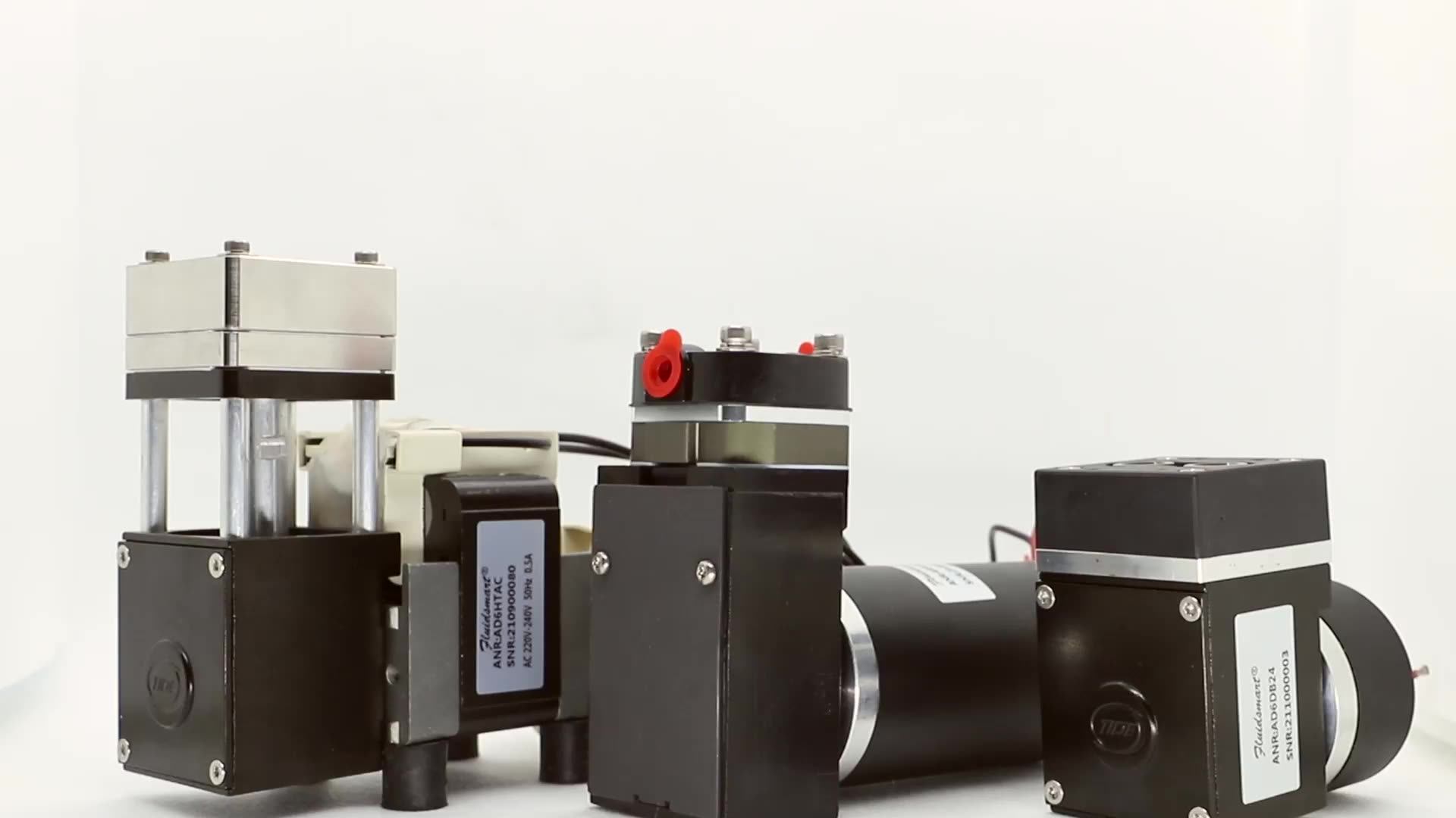 Fluidsmart 230v Ac Vacuum Air Pump High Temperature Oilless Gas Sample ...