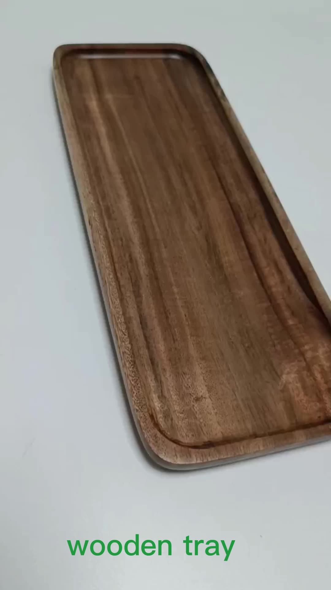 Black Luxury Acacia Wooden Coffee Table Decorative Rectangular ...