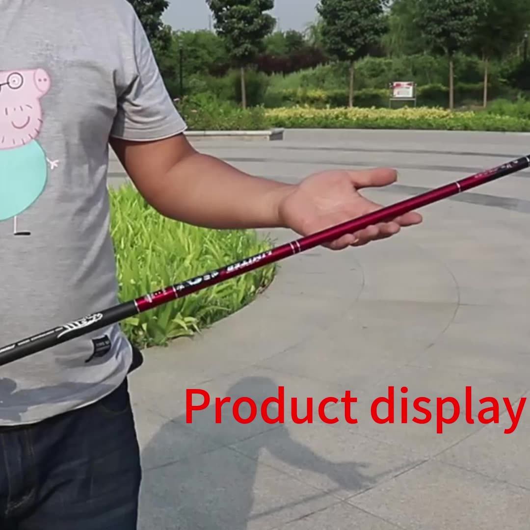 6h Freshwater Trolling Big Game Ultralight Carp Pole Carbon Fiber Super ...