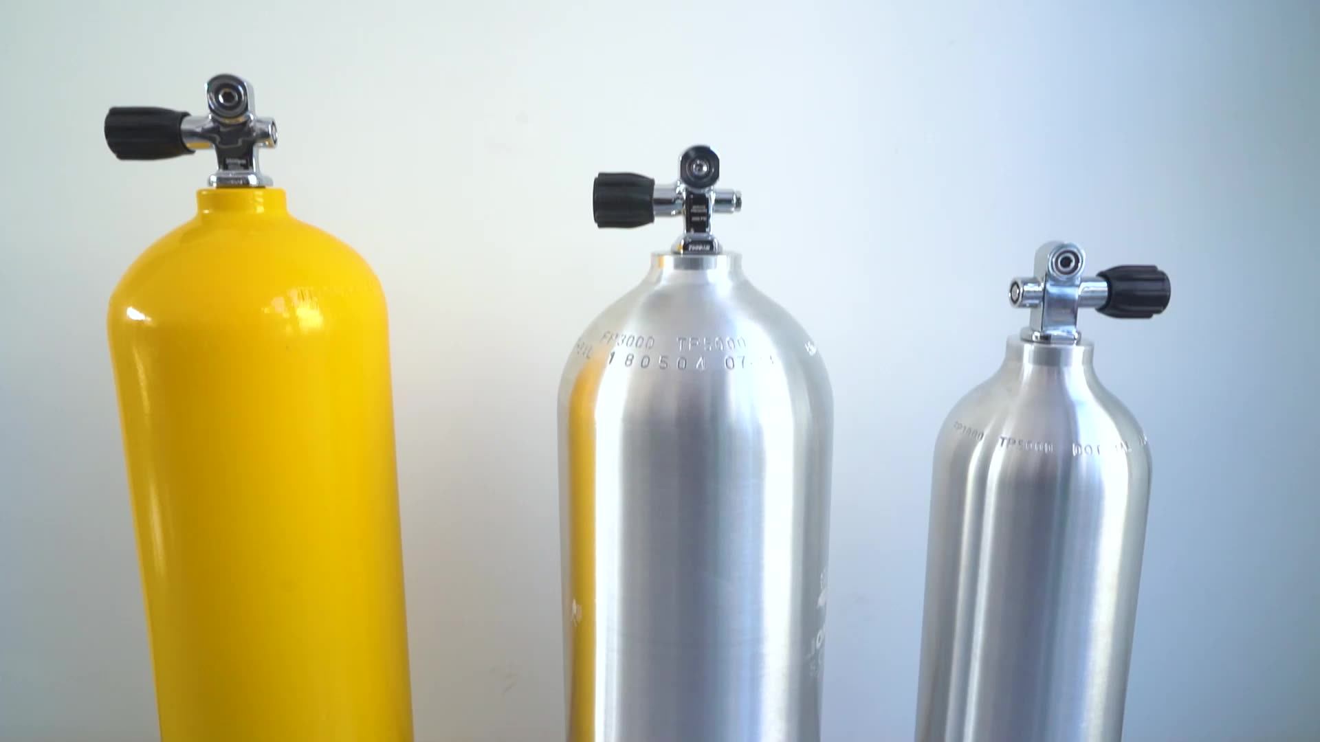 Ce Certified Dot Aluminum Steel 1~20l Diving Cylinder Scuba Tank Scuba ...