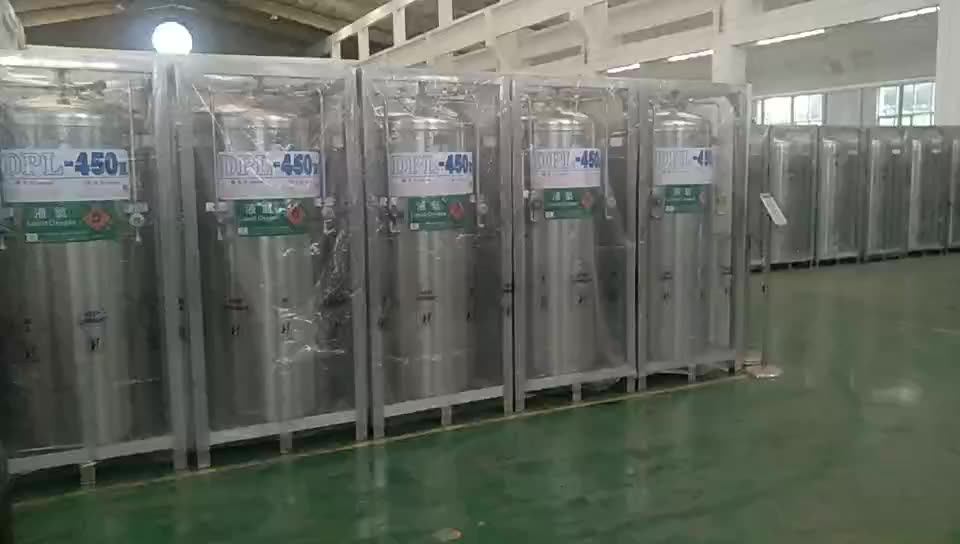 400l Vertical Stainless Steel Cryogenic Liquid Oxygen/nitrogen/argon ...