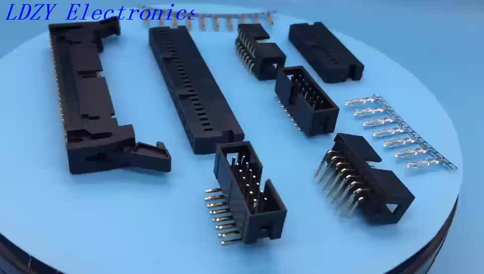 2.54mm Pitch He10 Connector For Flat Cable Assembly Connector - Buy ...