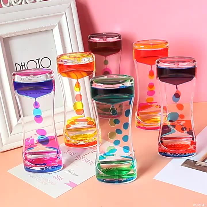 Liquid Motion Bubbler Timer With Floating Color Lava Incredibly ...
