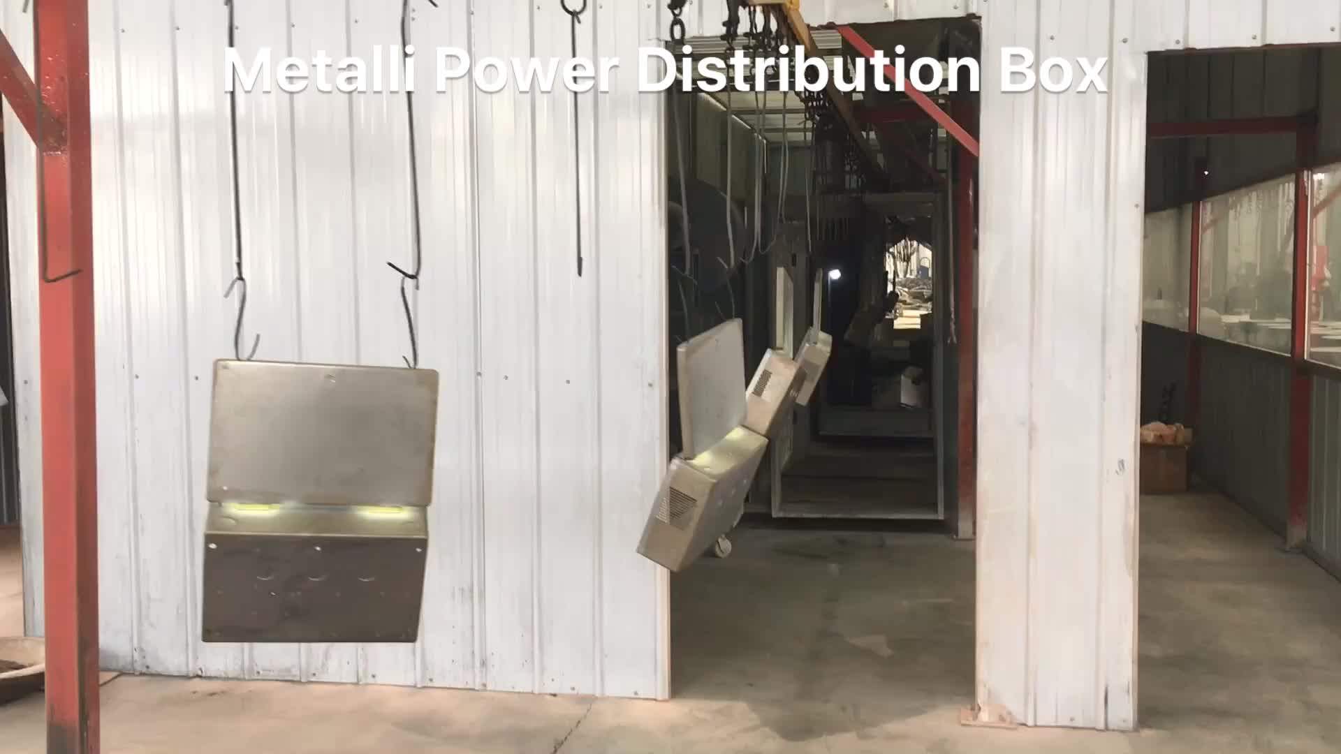 Custom Indoor Electrical Junction Box Aluminum Power Case With Powder ...