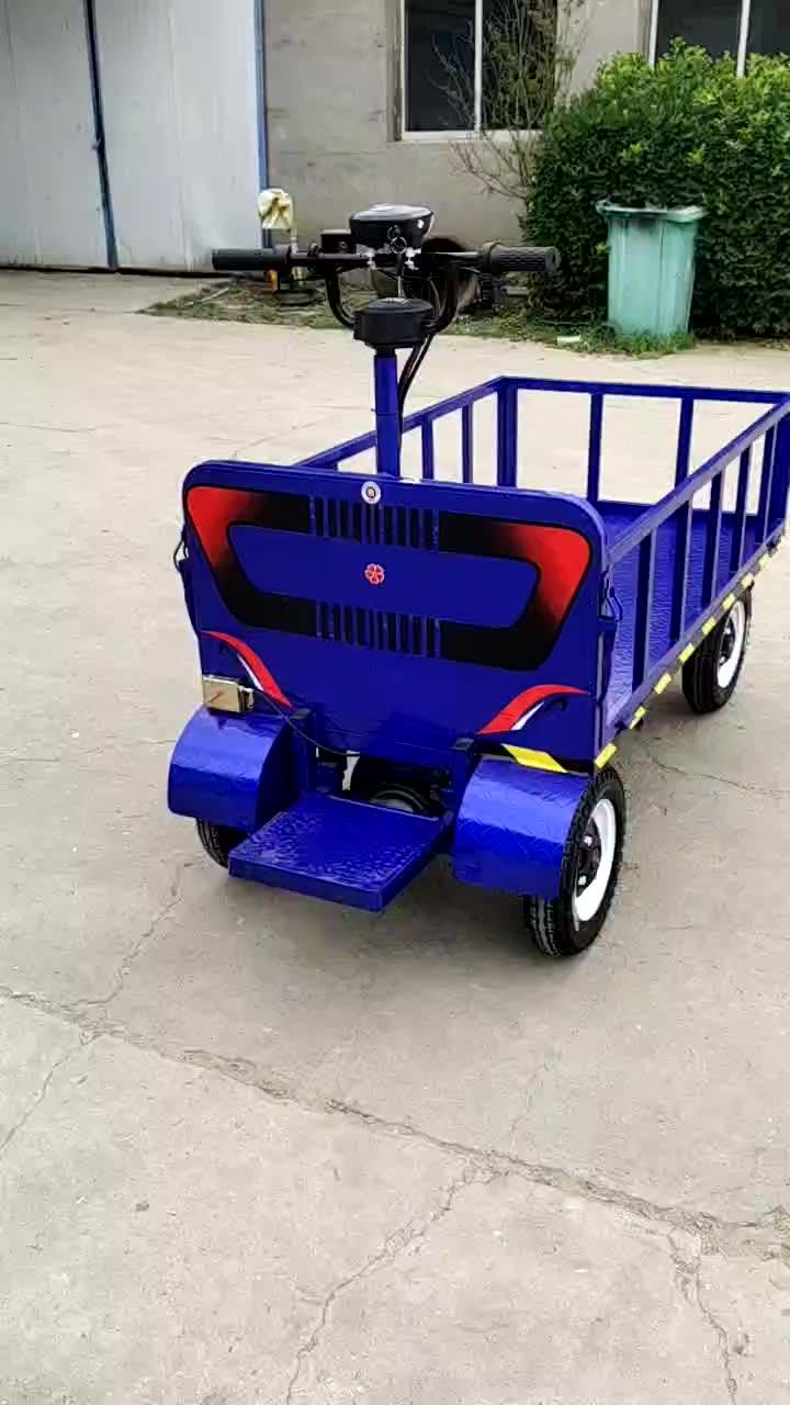Electric Platform Hand Trolley 800kg Loading Capacity Electric ...