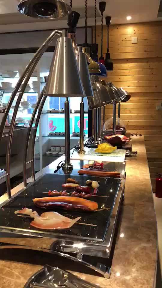 Guangzhou Heat Lamp Food Warmer With Cheap Price Stocked Golden Buffet ...